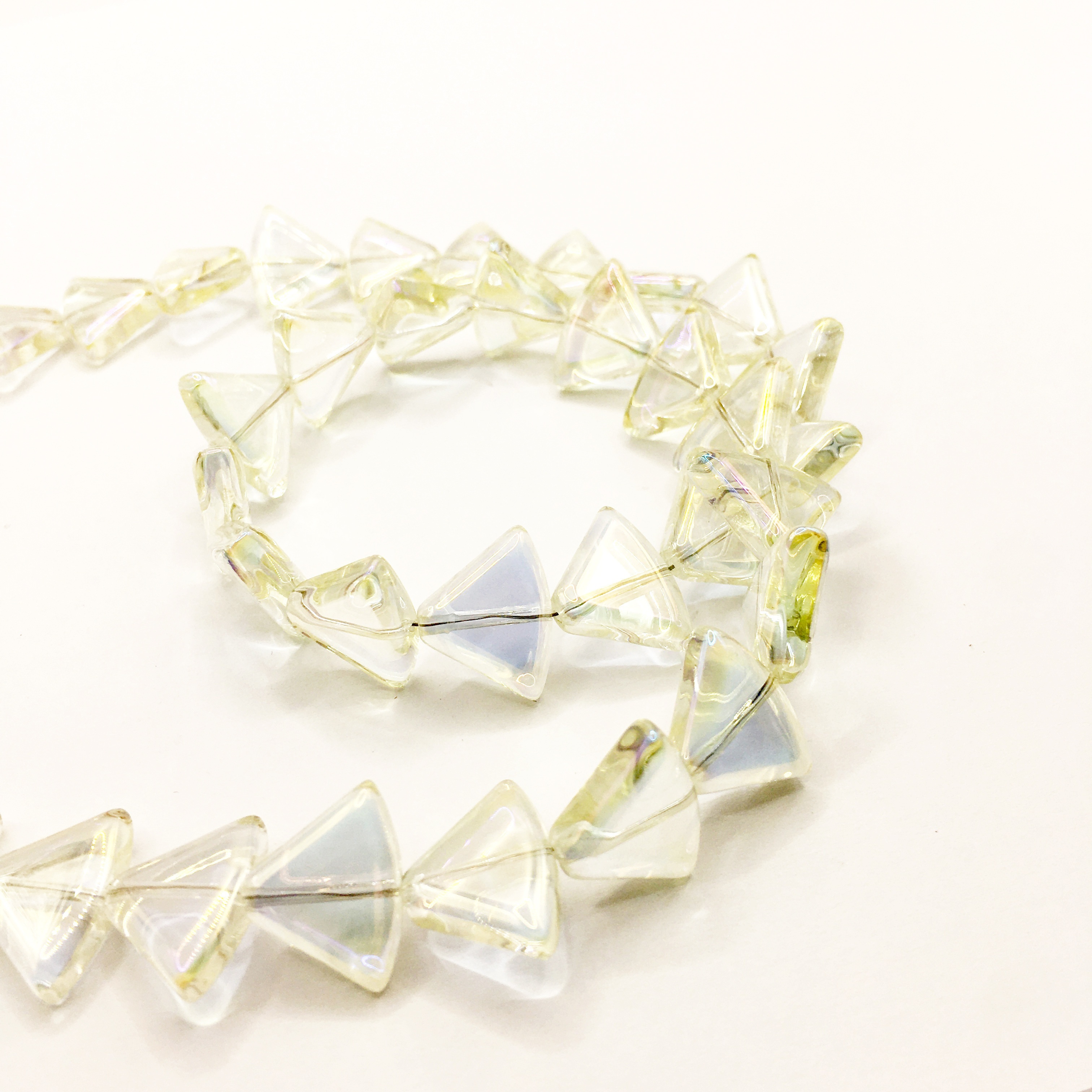 Fan Plating Magic Color Crystal Glass Beads Jewelry Making - Temu ...