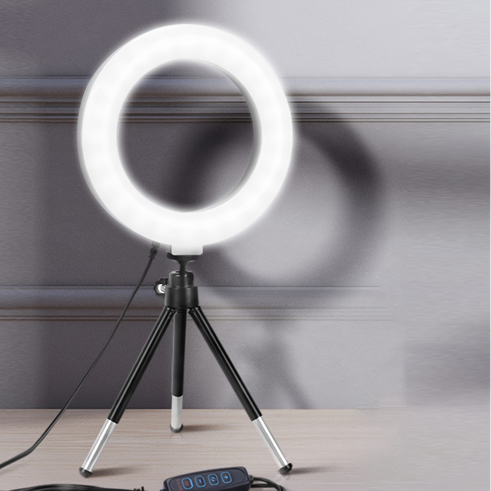 Overhead Phone Mount Selfie Ring Light Tabletop Light Stand - Temu