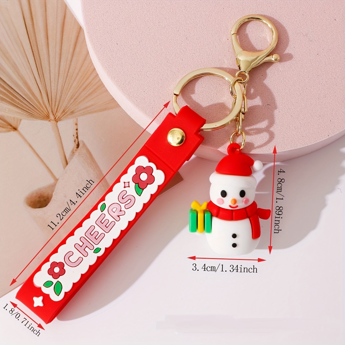 Cartoon Christmas Doll Keychain Christmas Decoration - Temu United Kingdom