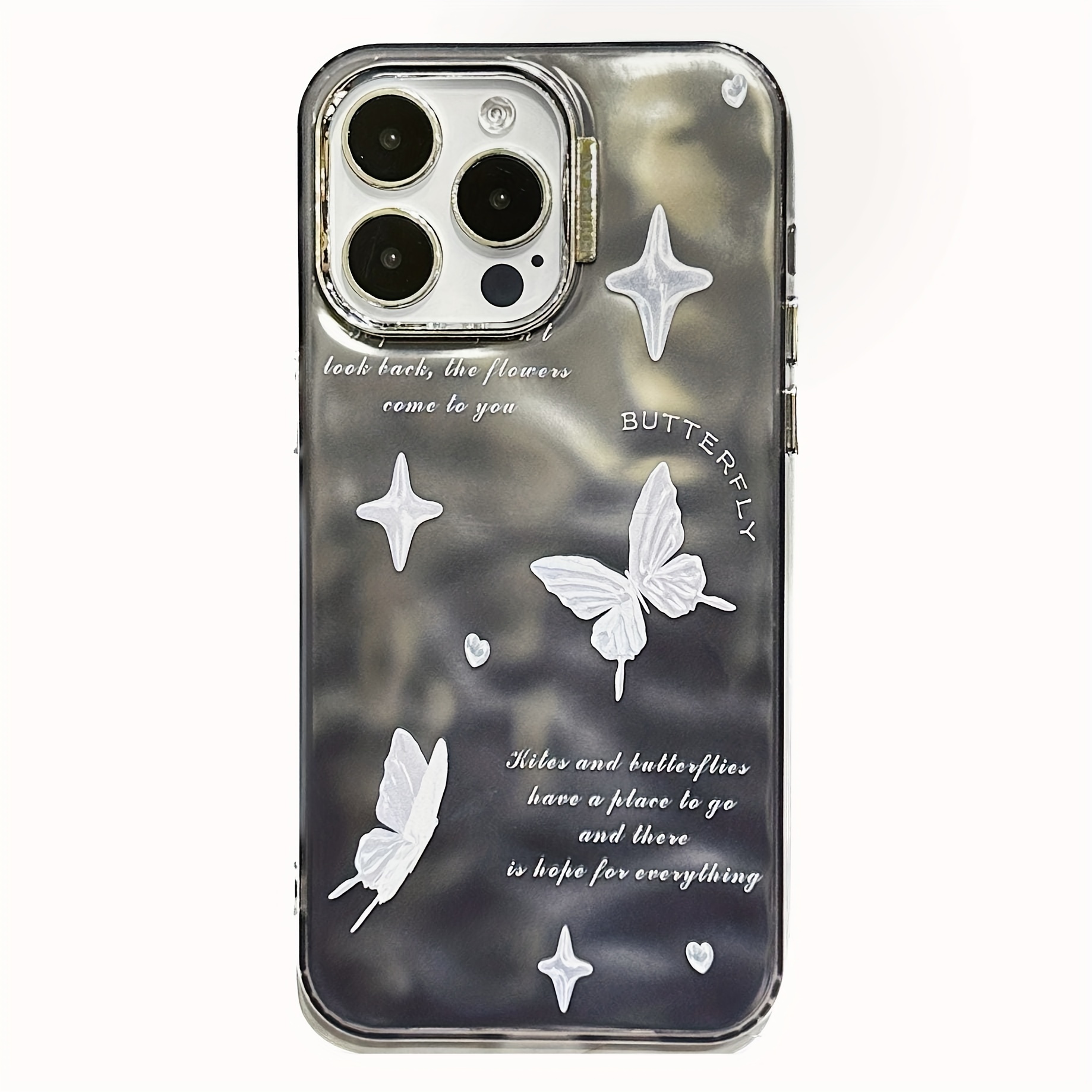 Pleated Butterfly Baby's Breath High end Mobile Phone Case - Temu ...