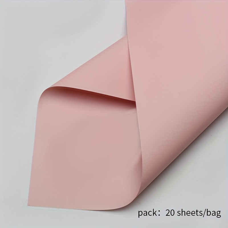 Paper Flower Packaging Ouya Paper Solid Color Morning Mist - Temu