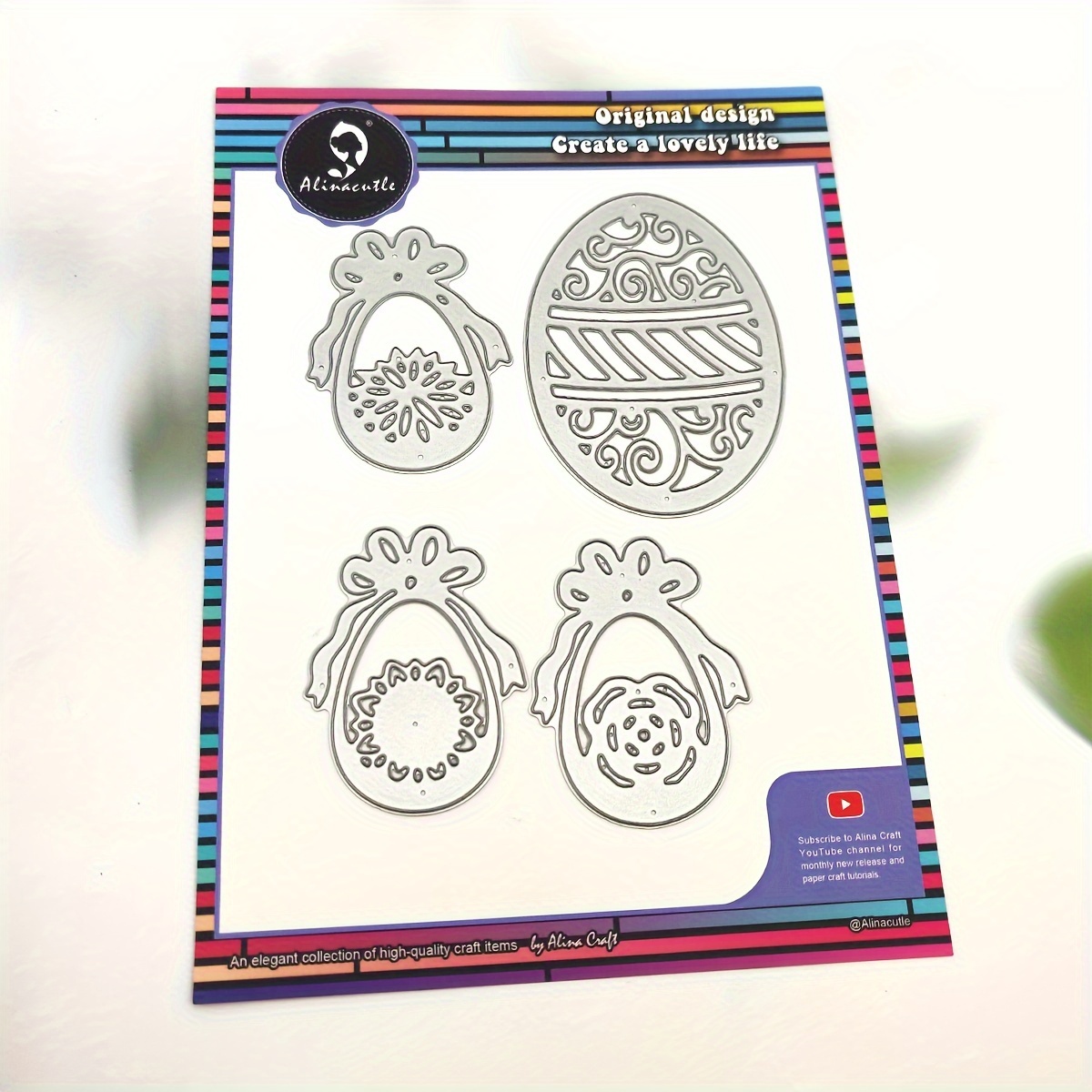 Alina Craft Easter Egg Set Metal Cutting Die Cut Paper Craft - Temu ...