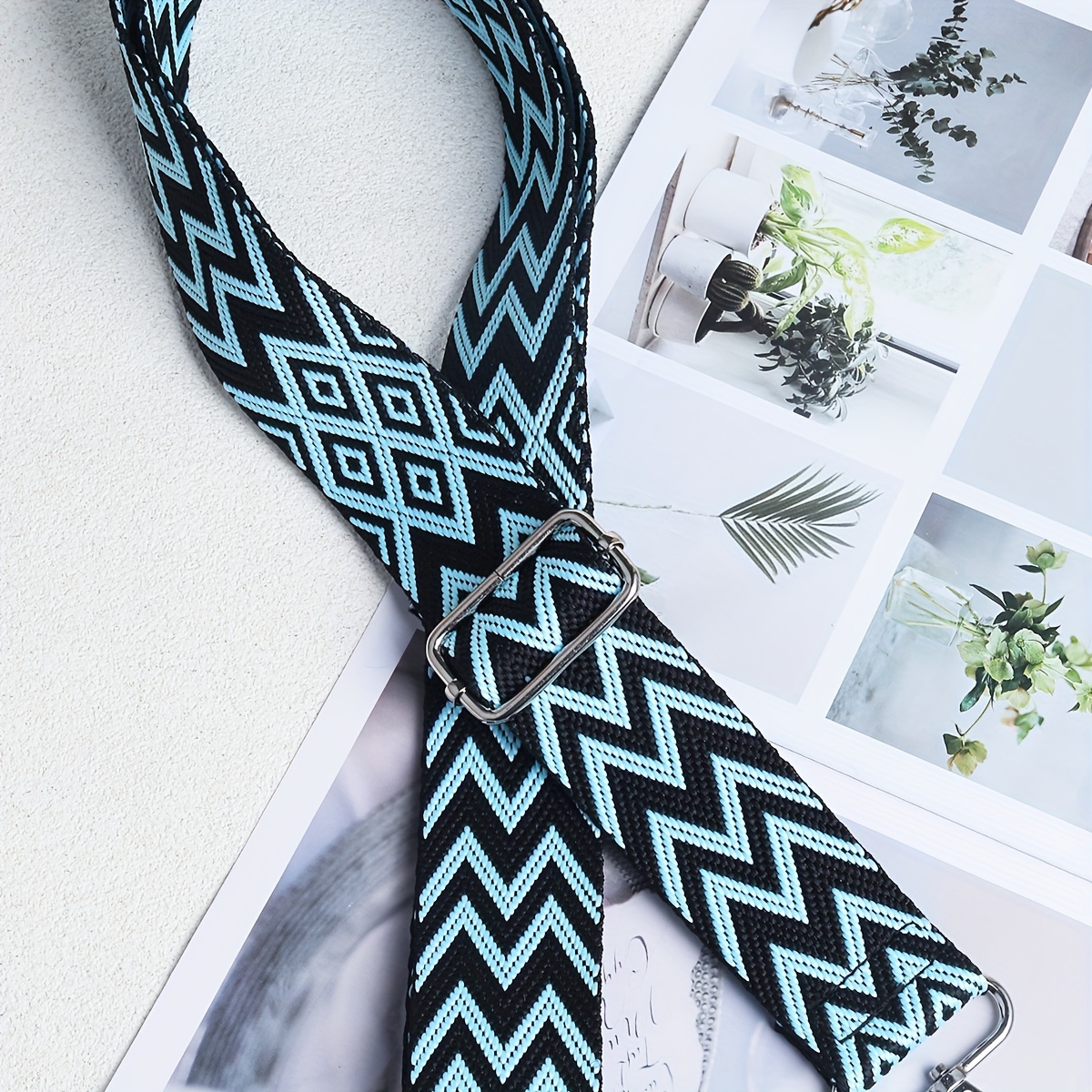 Fashionable Geometric Pattern Shoulder Strap Adjustable - Temu Canada