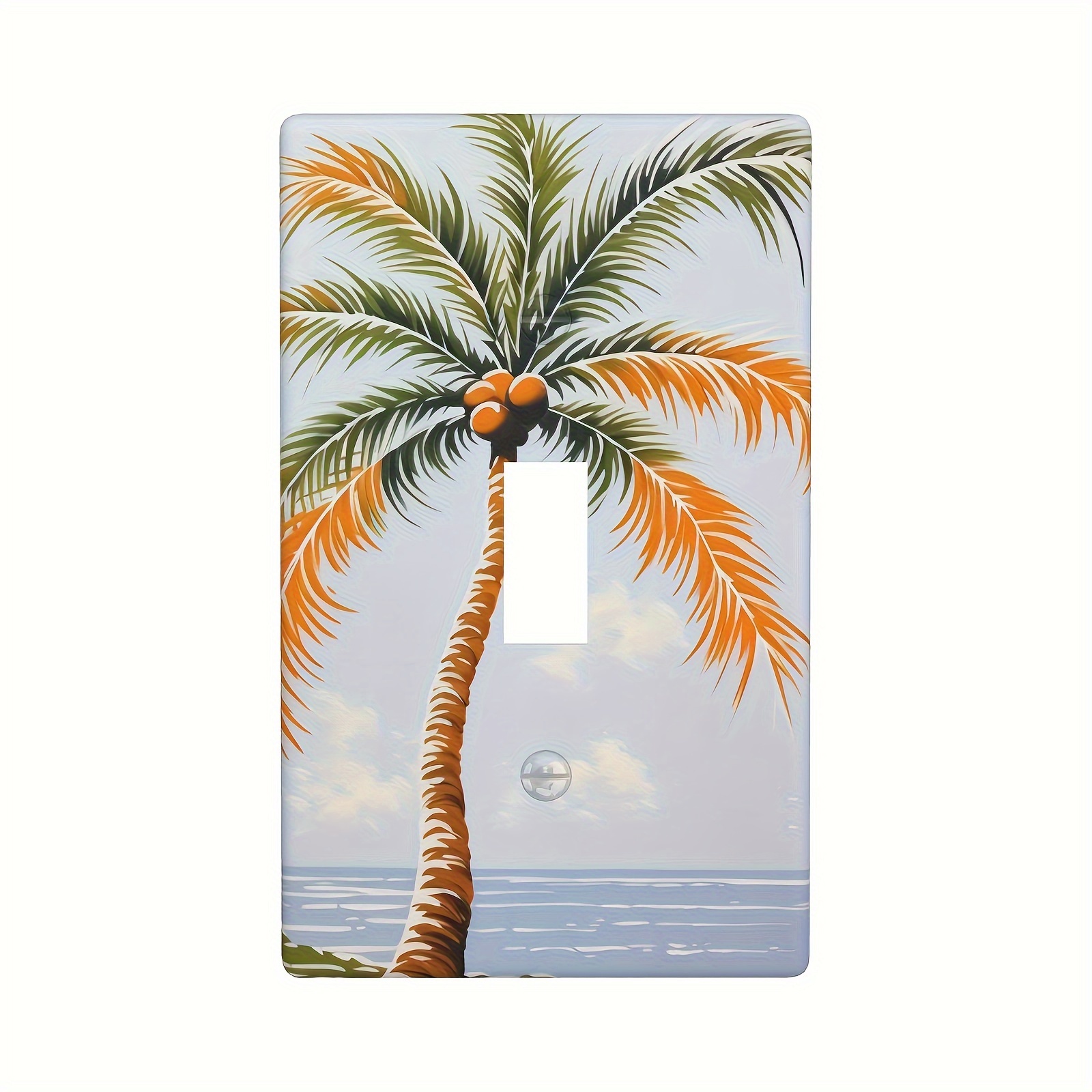 Landscape Coconut Tree Funny Wall Plate Light Switch Cover - Temu Canada