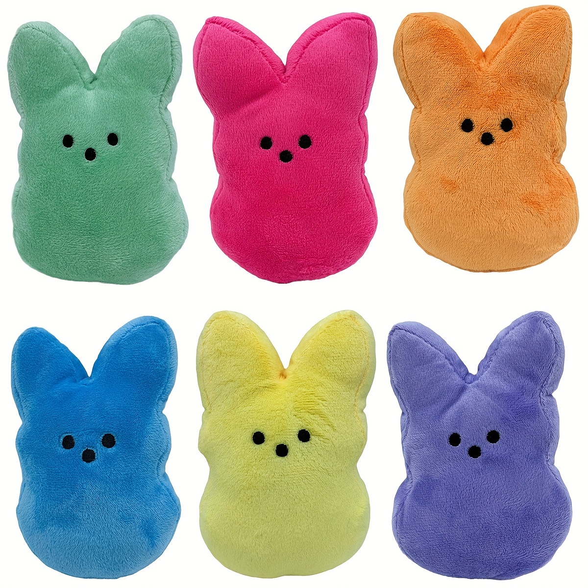 New Rabbit Easter Doll Plush Toy Doll Rainbow Rabbit Cute - Temu United ...