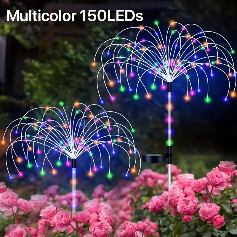 60/150/200/240leds Solar Energy Led Fireworks Fairy Lamp - Temu United ...