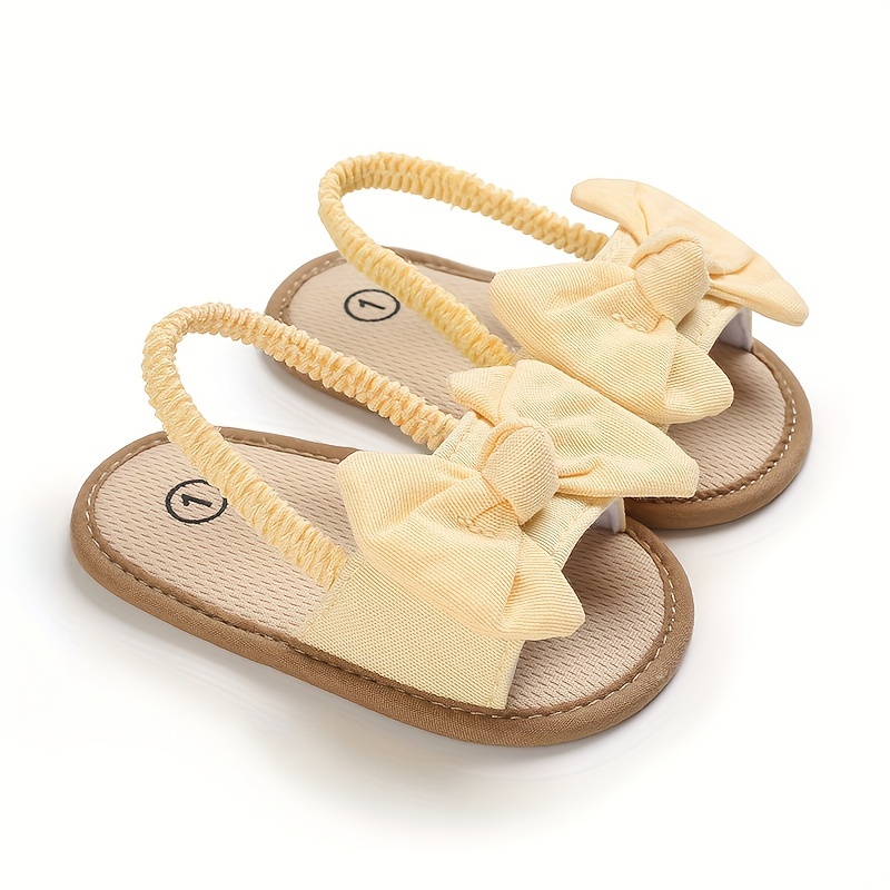 Casual Cute Bowknot Breathable Open Toe Sandals Baby Girls - Temu United Kingdom