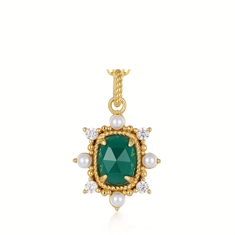 Chalcedony Small Braids Shell Bead Pendant Diy Pendant - Temu United ...