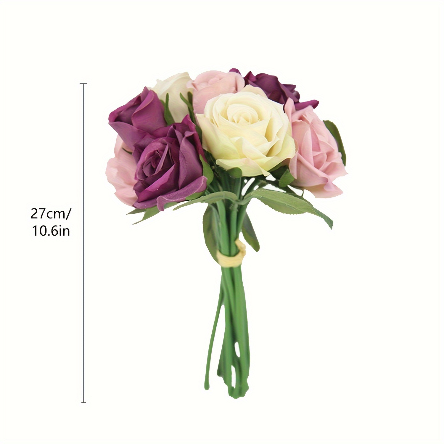 Simulation Rose Bouquet Wholesale Flowers Wedding Hand - Temu Canada