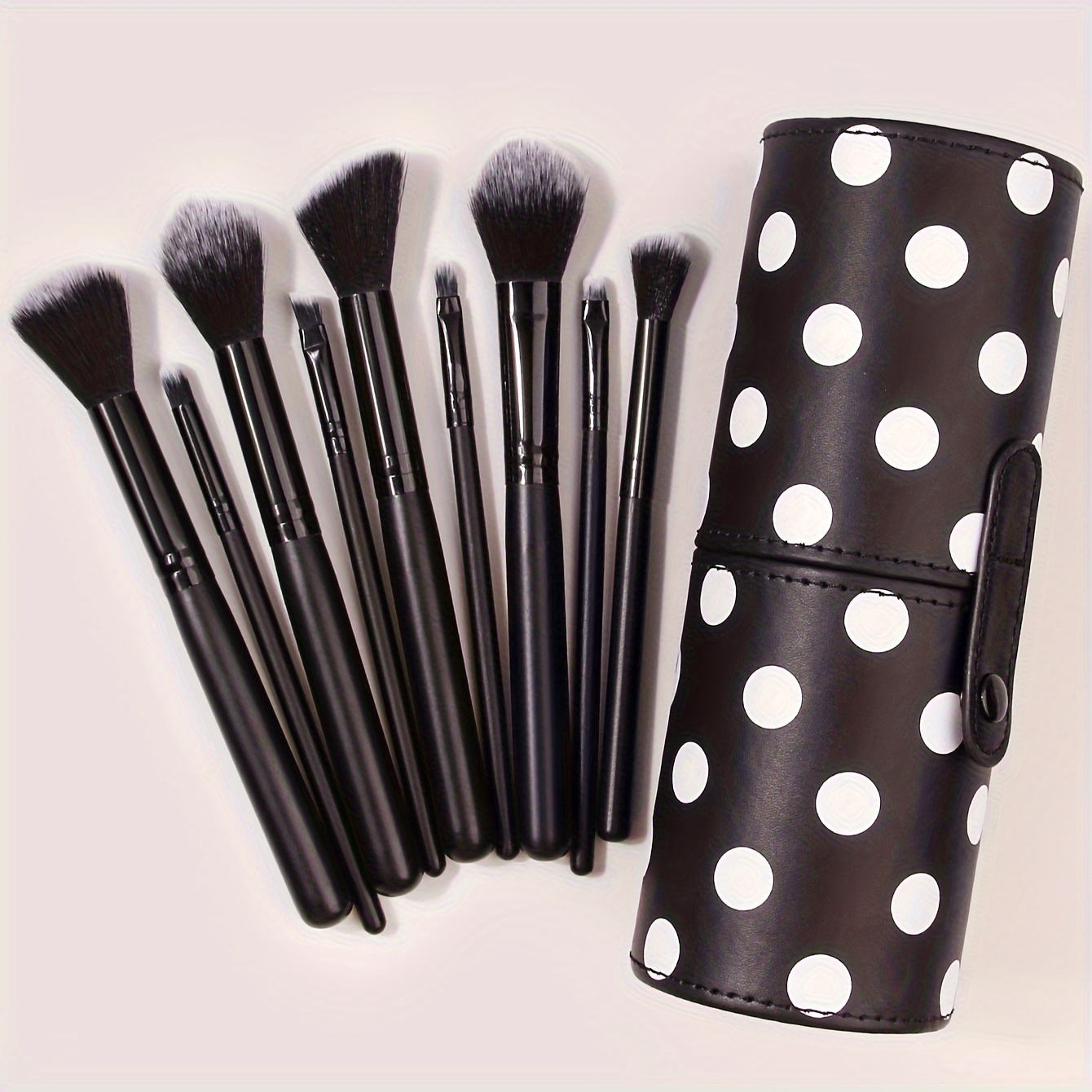 Makeup Brush Sets Storage Bucket Soft Synthetic Hair powder - Temu ...