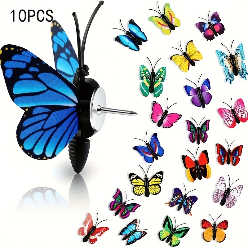 Pack Butterfly Push Pin Decorative Push Pin Butterfly Push - Temu Canada