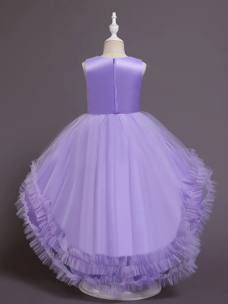 Girls Princess Dress Sleeveless Sequin Mesh Tutu Dress Temu Australia