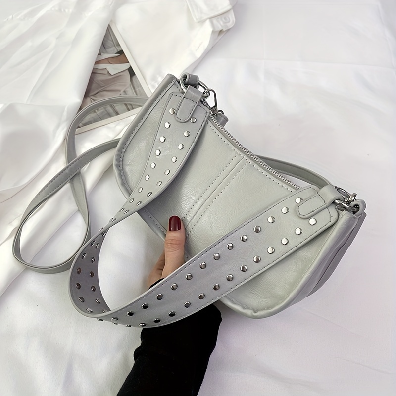 Sac À Bandoulière Style Punk À Mode Sac Sous Bras Tendance - Temu France