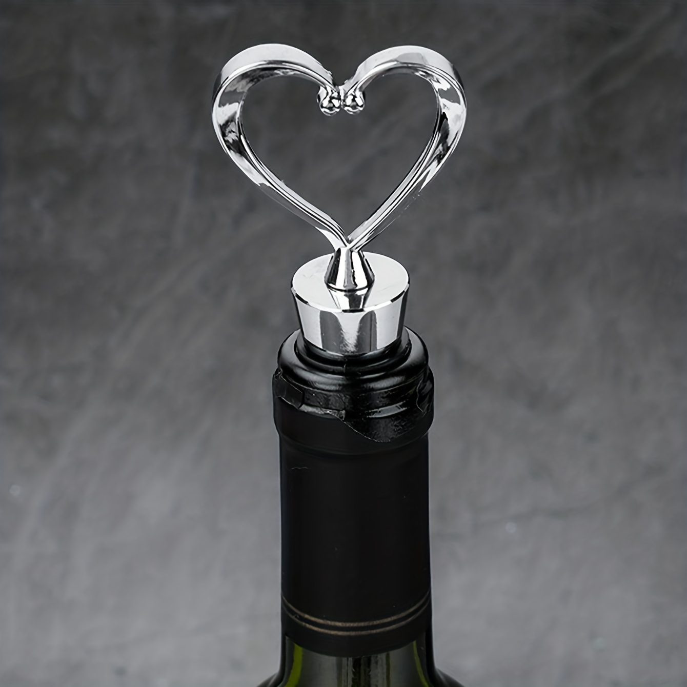 Wine Stopper, Stainless Steel Red Wine Stopper, Heat Shape Wine Bottle ...