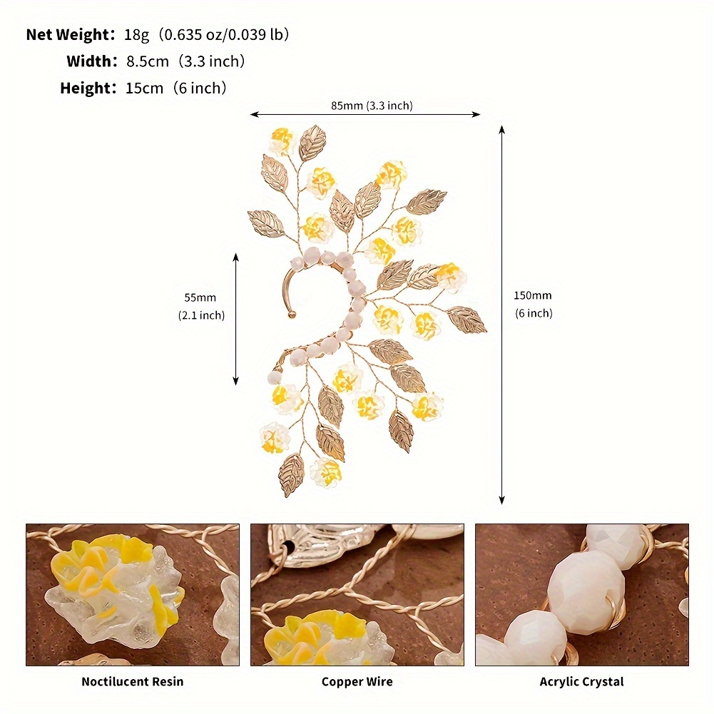 Fairy Earrings Women Butterfly Elf Earrings Cuff Earrings - Temu United ...