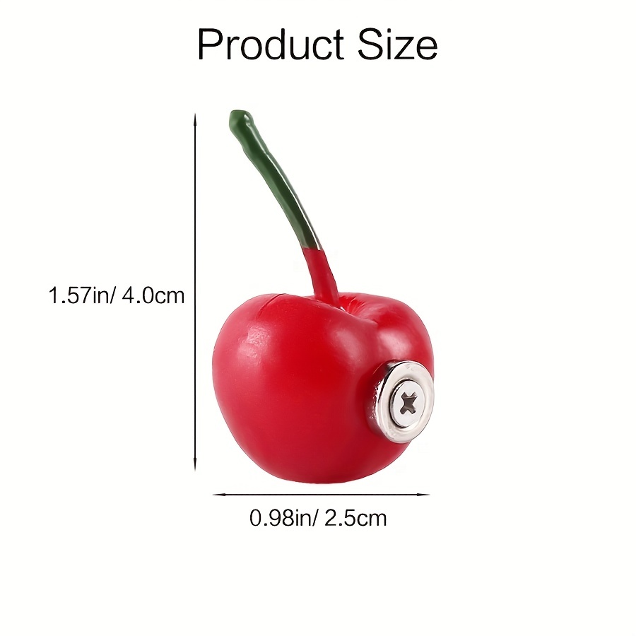 Cherry Fridge Magnets Fruits Refrigerator Magnet Cute 3d - Temu
