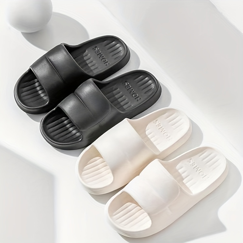 Casual Solid Color Slippers Boys Girls Non Slip Lightweight - Temu Norway