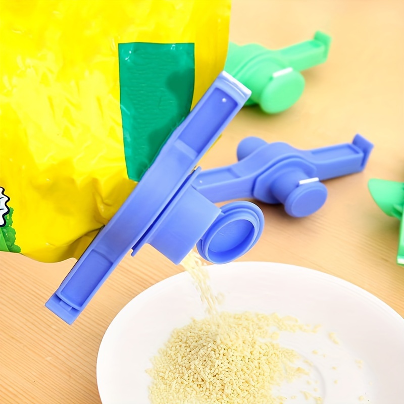 Food Bag Chip Clips Discharge Mouth Sealing Clip Cover Food - Temu New ...