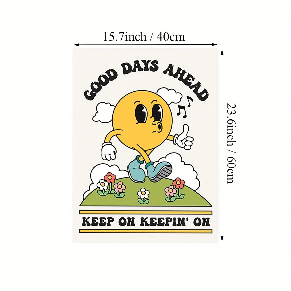 Little Yellow Man Canvas Wall Art Cartoon Wall Decor Poster - Temu ...