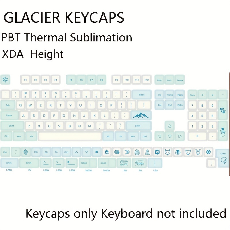135 Key Pbt Keycap Set Universal - Temu