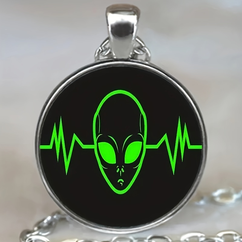 Fashion Alien Design Pendant Necklace Men Women - Temu United Kingdom