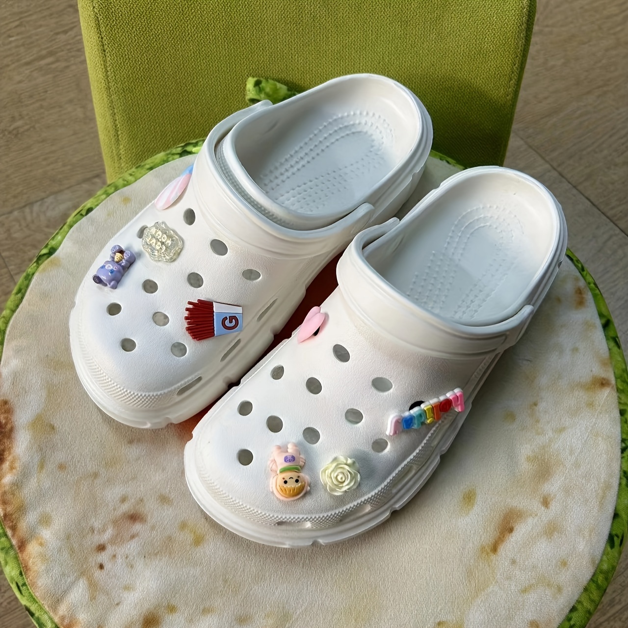 Niedliche Cartoon dekor clogs Frauen Hohle Slip on eva slide - Temu ...