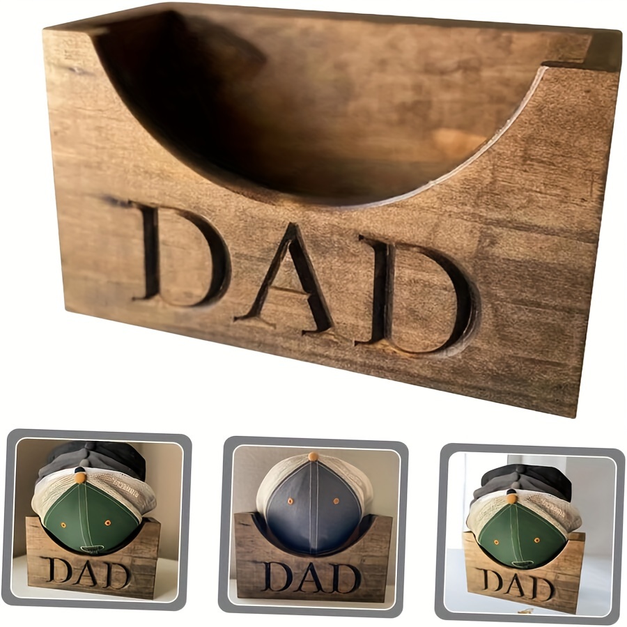 1pc Wooden Hat Hat Box Cap - Temu Australia