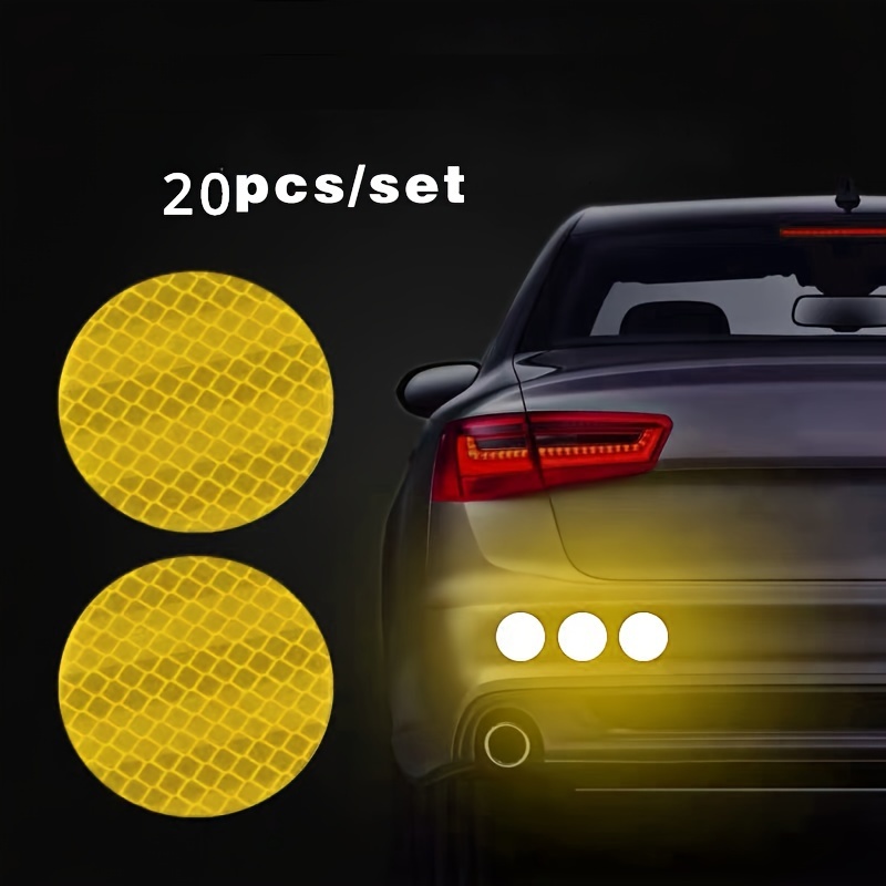 Reflective Warning Sticker Tape Round Reflective Sticker - Temu New Zealand