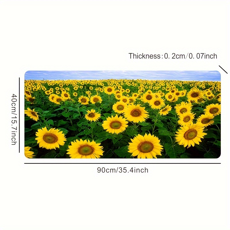 Sunflower Theme Mouse Pad Gaming Mouse Pad Computer Mouse - Temu Canada
