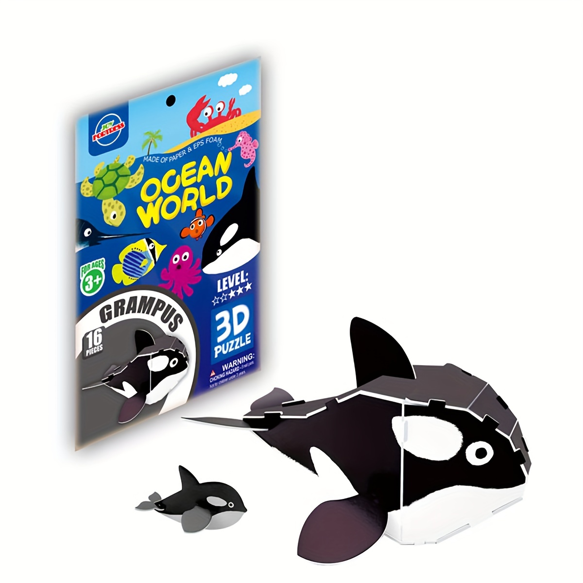 3d Three dimensional Marine Life Puzzle Three - Temu Australia