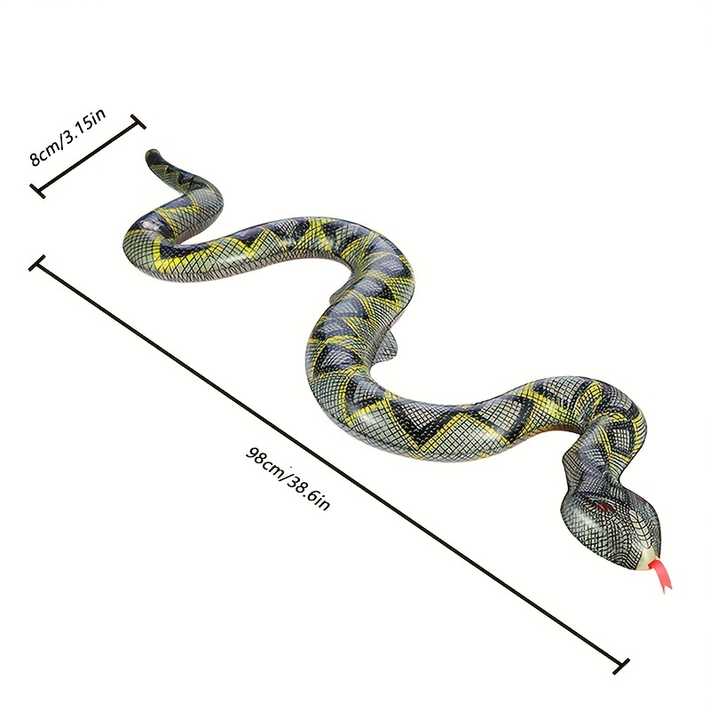 Inflatable Snake Fake Snake Animal Pool Floats Blow Snakes - Temu