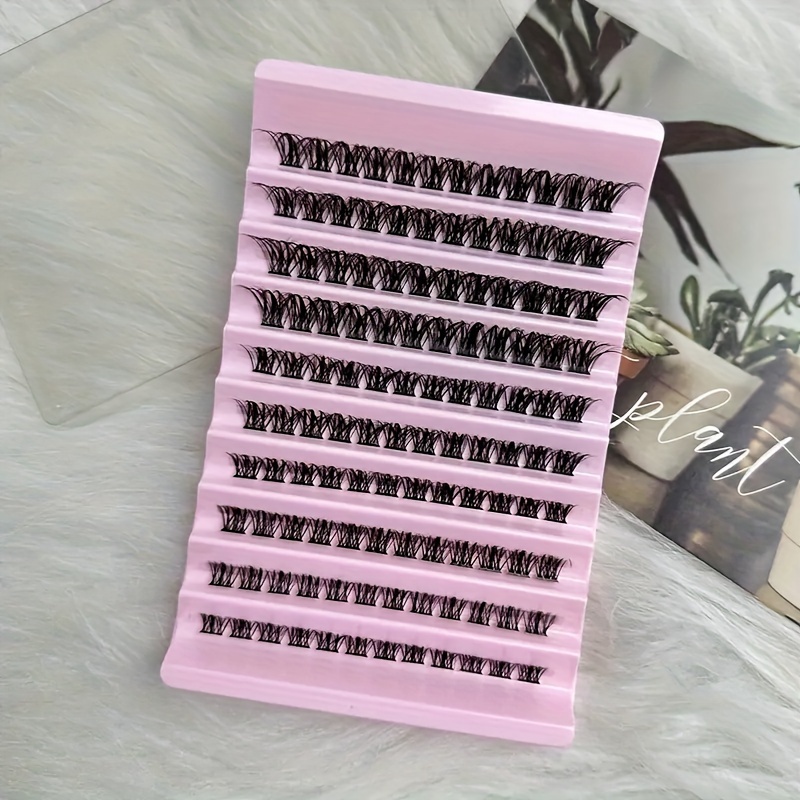 Diy Eyelash Extensions Kit 120 Clusters Lashes Kit D - Temu Australia