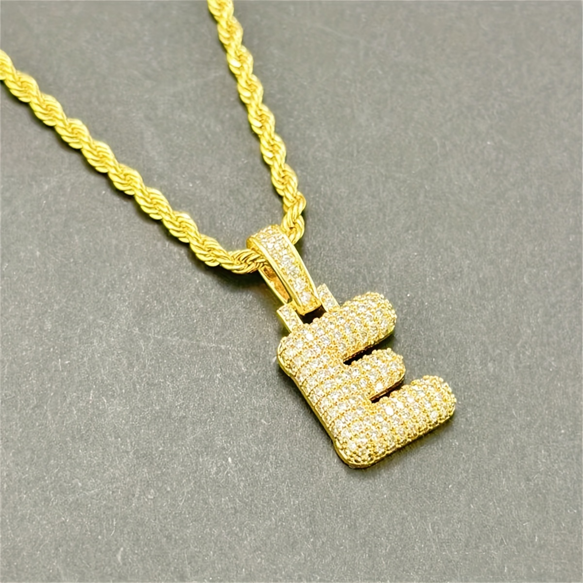 1 St Zirkonia Mode Brief Hanger Ketting Hiphop Mode Hanger - Temu ...