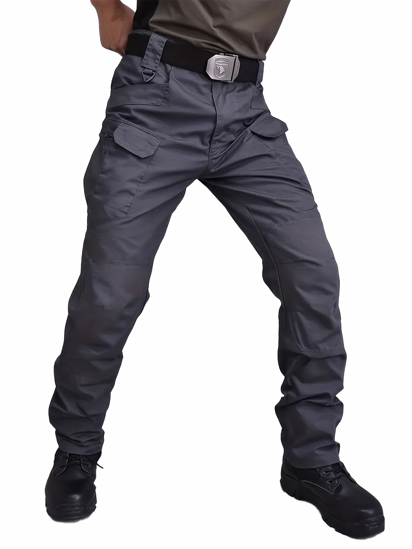 Men's Casual Multi Pocket Tactical Pants Wear Resistant - Temu New Zealand