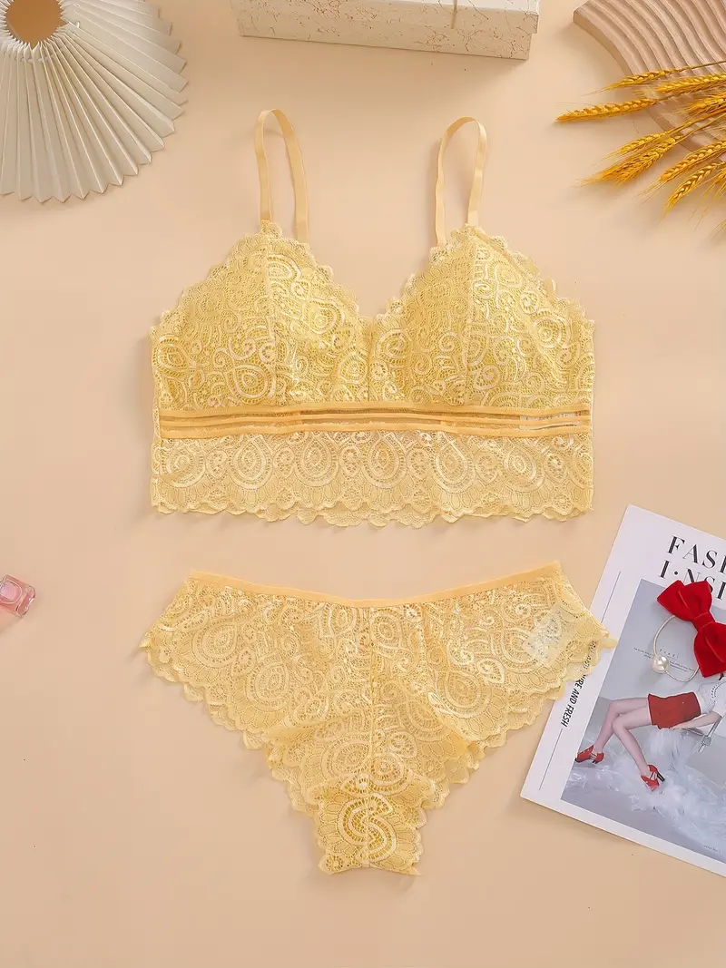 Plus Size Sexy Lingerie Set Womens Plus Star Sign Print Semi Sheer