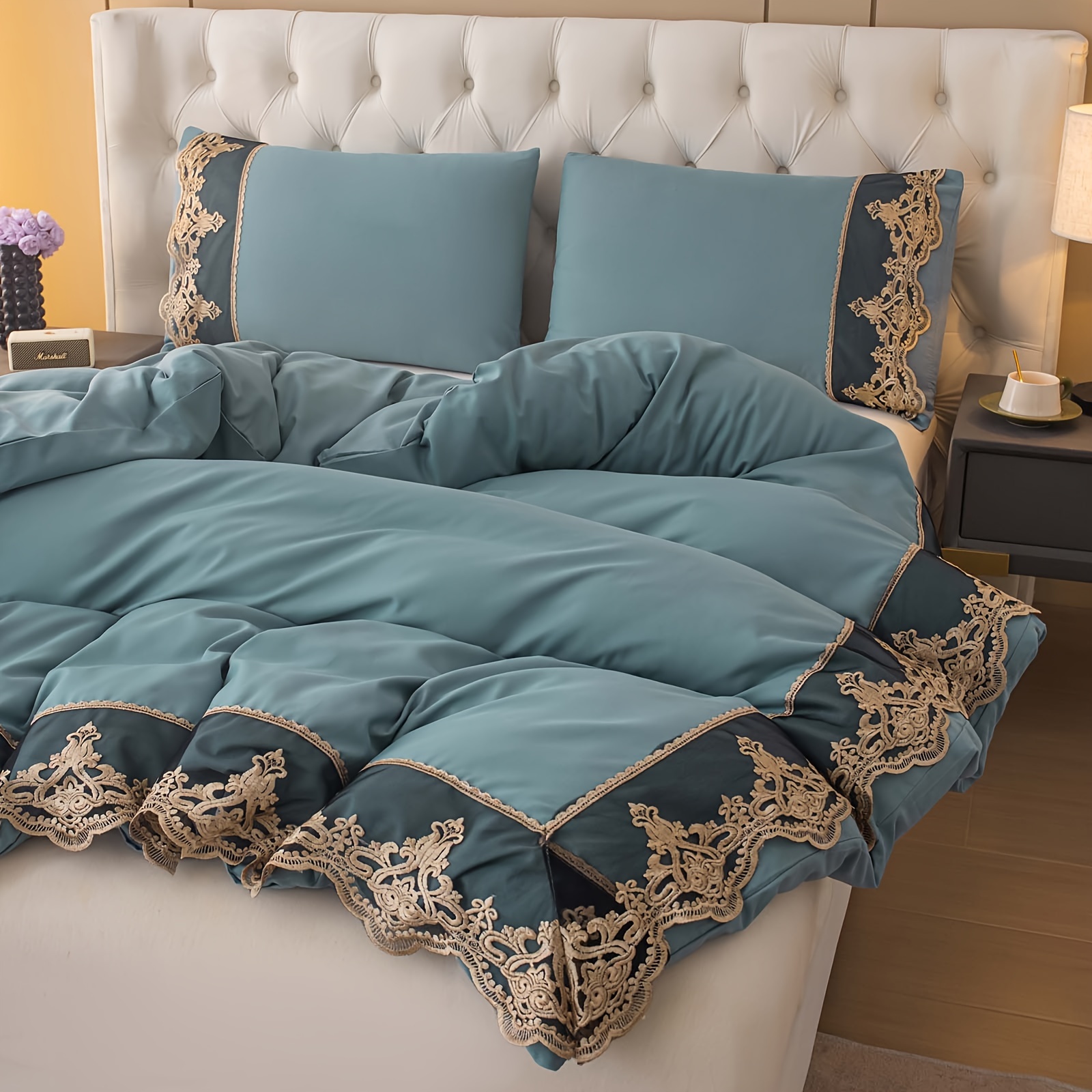 Luxuriously Modern Duvet Cover Set (1*duvet Cover + - Temu United