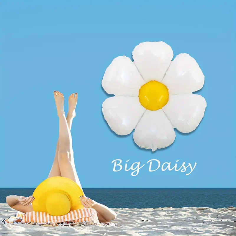 Cute Daisy Flower Shaped Balloon For Scene Decor Room Decor Birthday