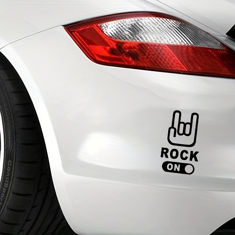 Rock Fun Eye-catching Vinyl Decal - - Temu Netherlands