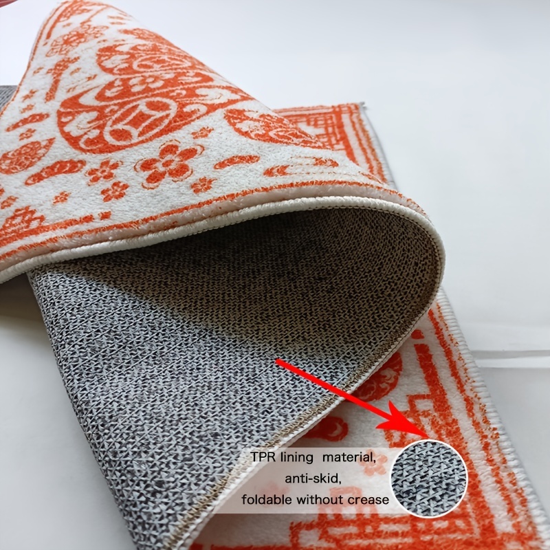 Chinese New Year Red Rabbit Doormat Living Room Carpet - Temu