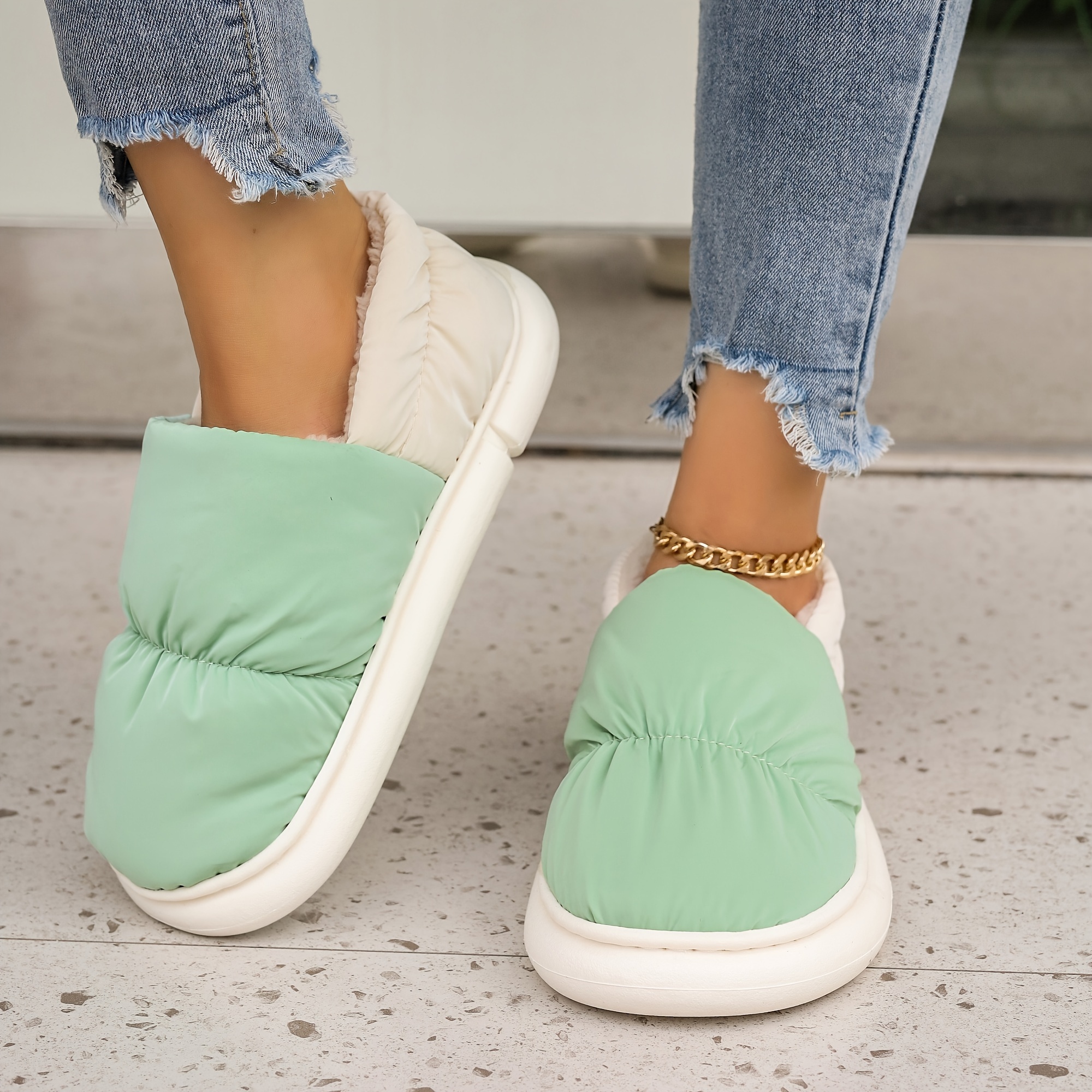 Platform House Shoes House Slippers For Women Men - Woodland Animals In ...