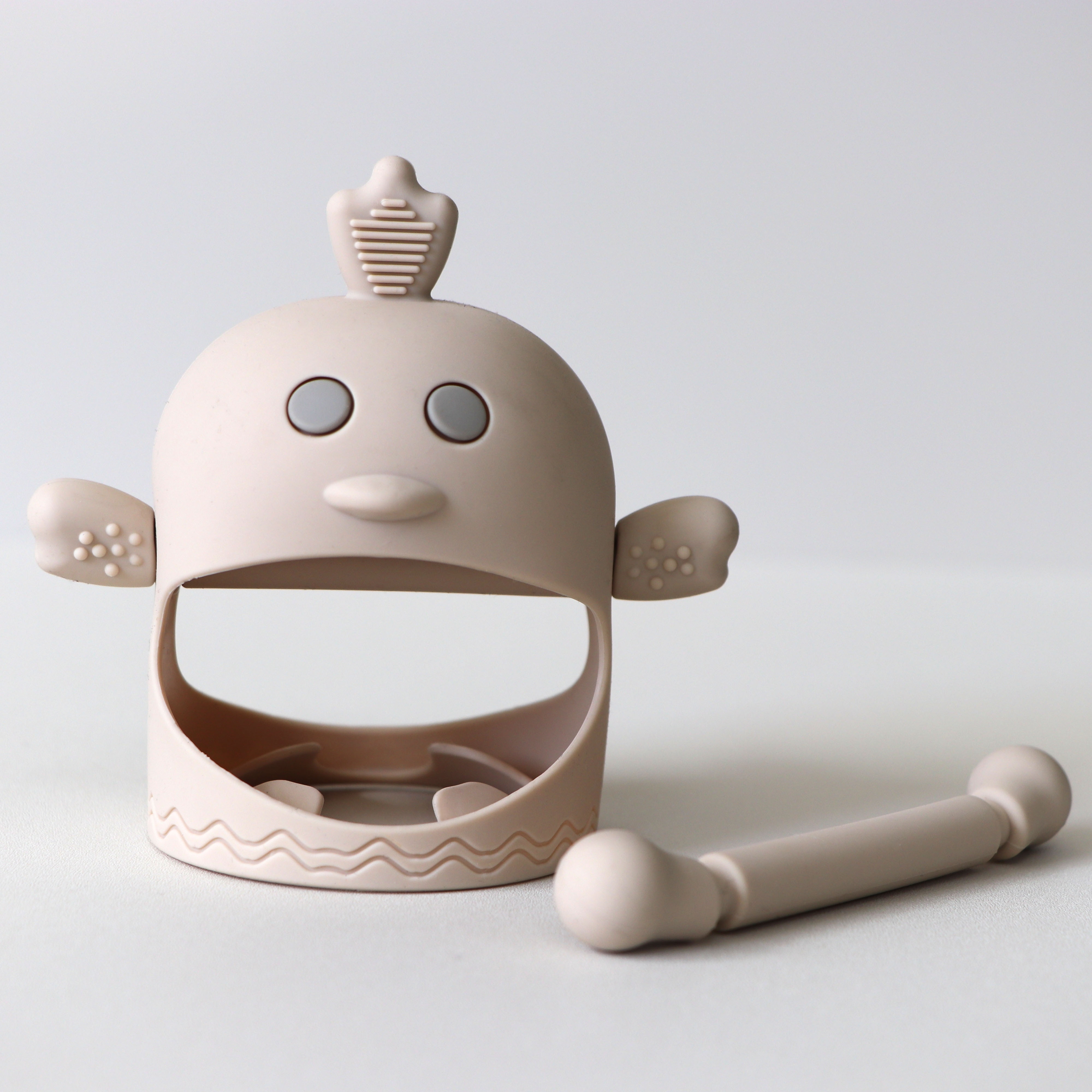 Lucky Chicken Silicone Baby Teething Chew Toy Baby Handheld - Temu Canada