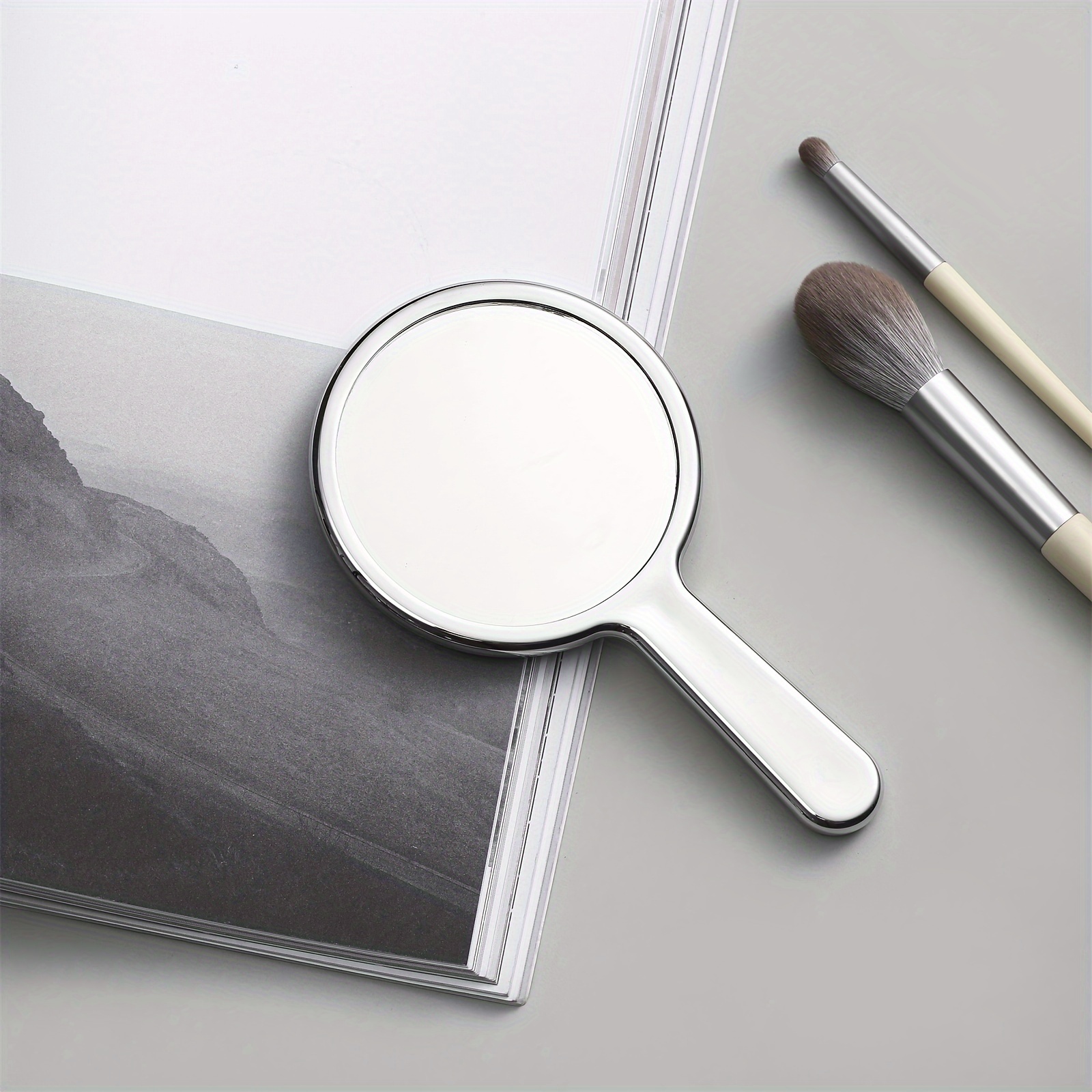 Wave Design Handheld Mirror Hand Mirror Handle Portable - Temu United ...