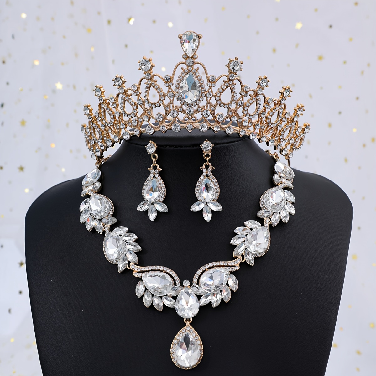 Jewelry Accessories Set Including Noble Rhinestone Crown - Temu United ...
