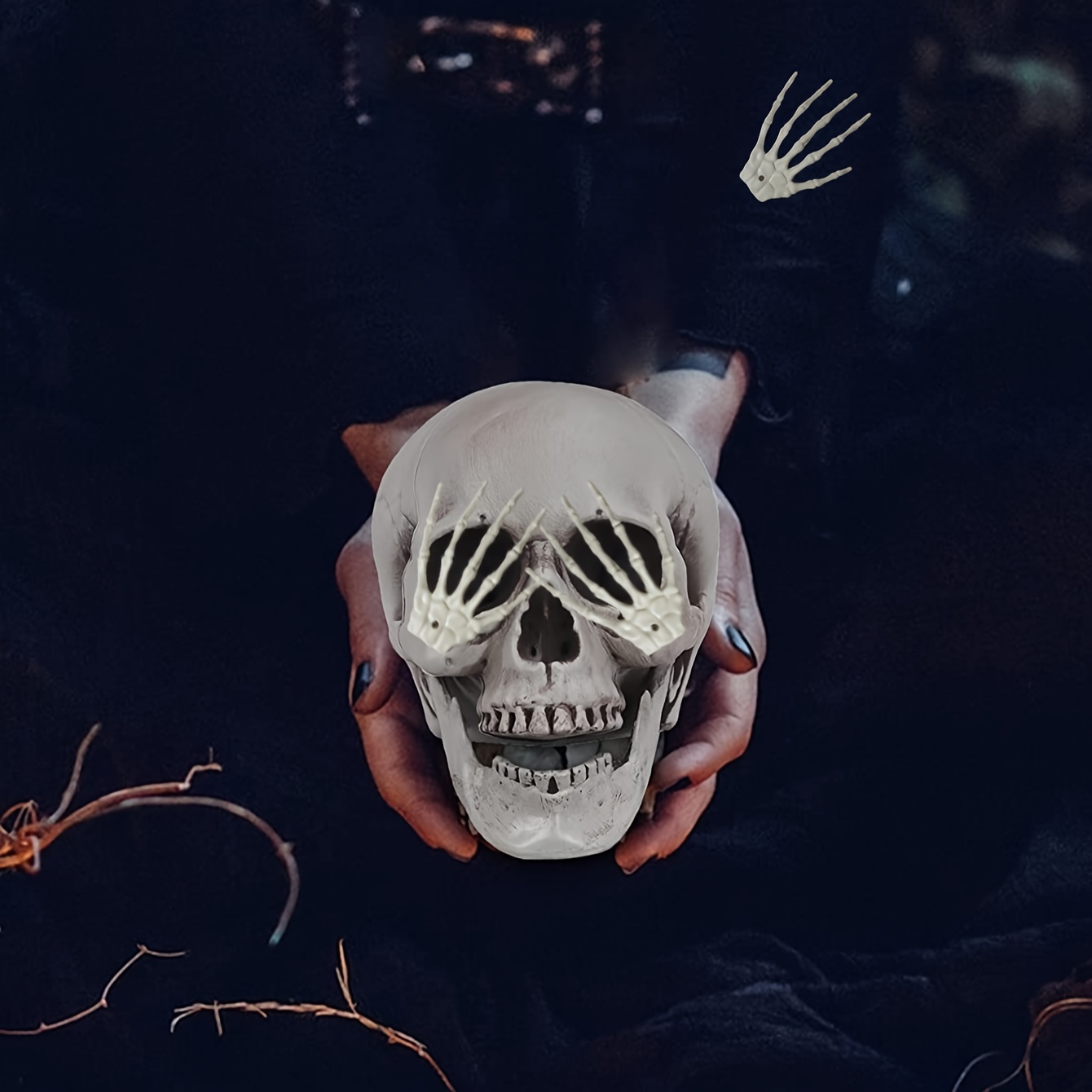 3.74 Skeleton Hands Halloween Decorations Indoors - Temu