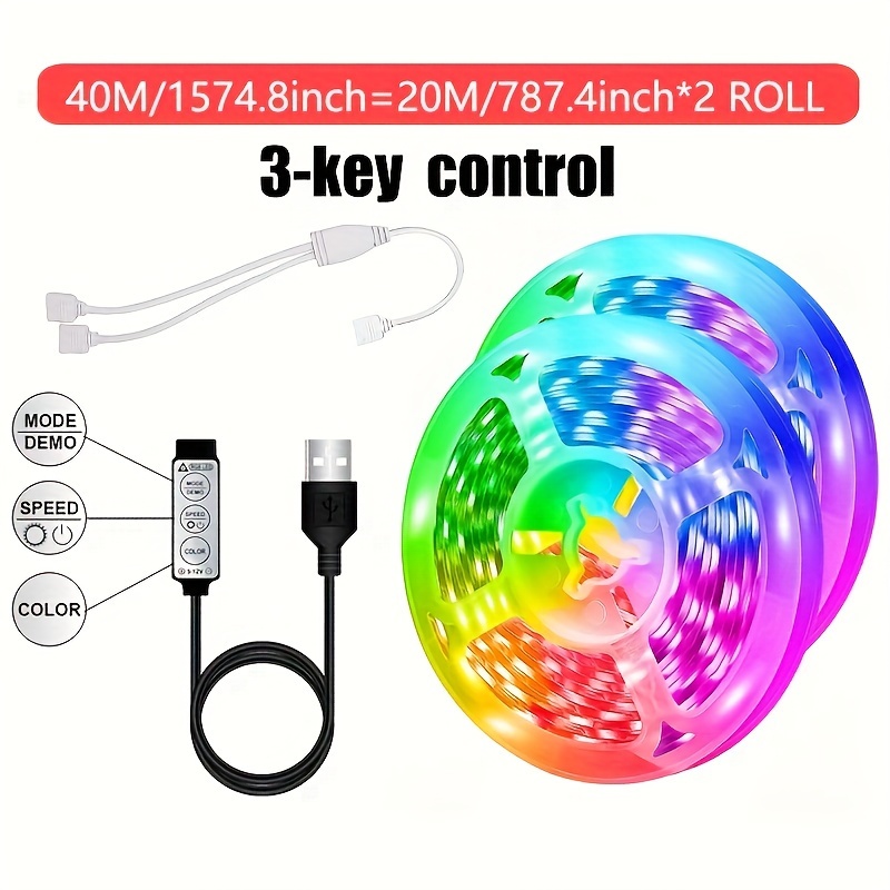 Led Rgb 5050 Strip Lights Home Tv Led Backlight Usb Rgb - Temu United ...