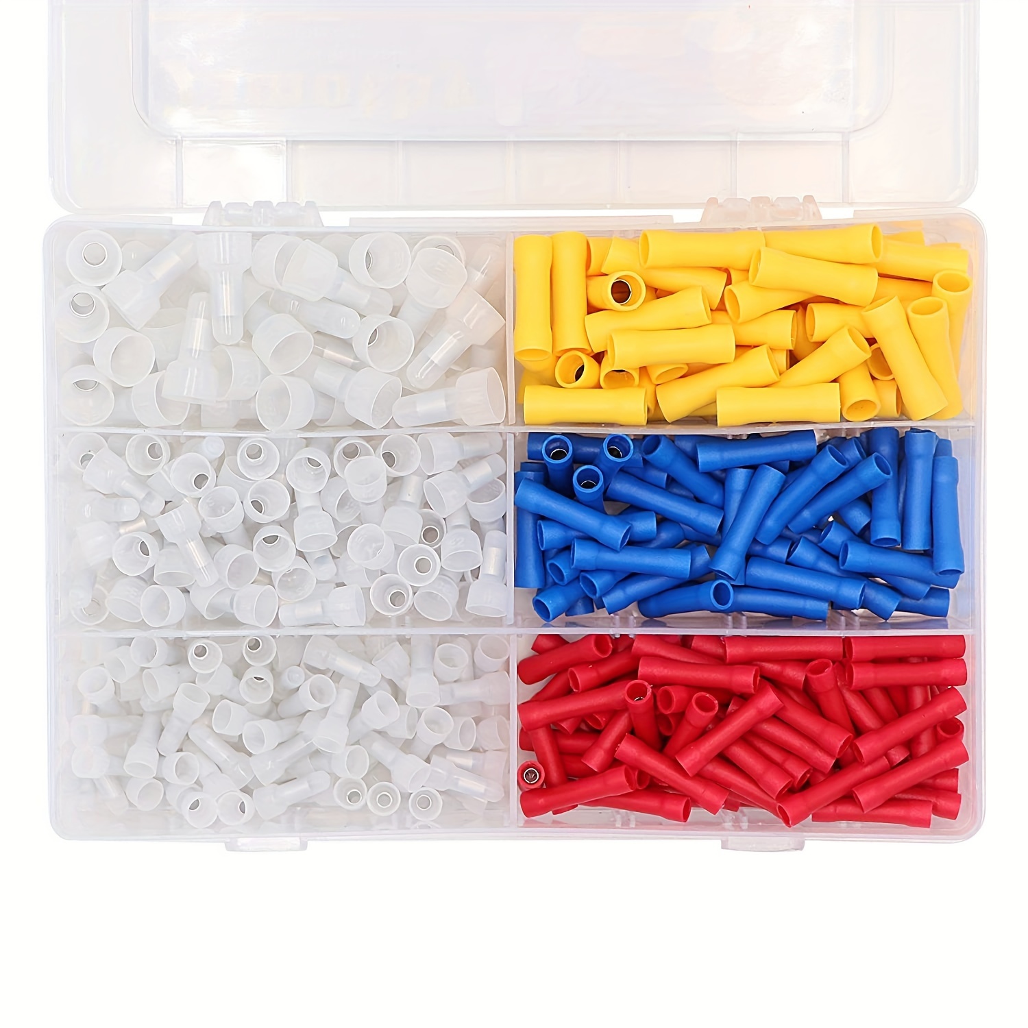 430pcs 와이어 버트 커넥터 22 10 Awg 절연 전기 선박 자동차 와이어 압착 단자 26 10 Awg 폐쇄 형 압착