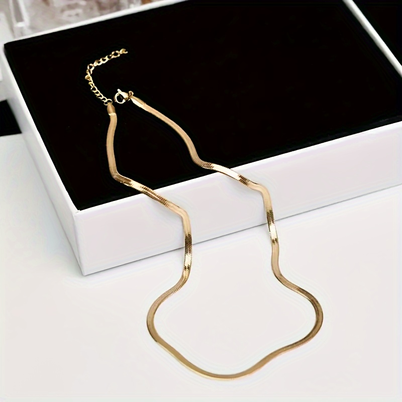 Never Fade Stainless Steel Blade Chain Clavicle Chain Unisex - Temu Ireland