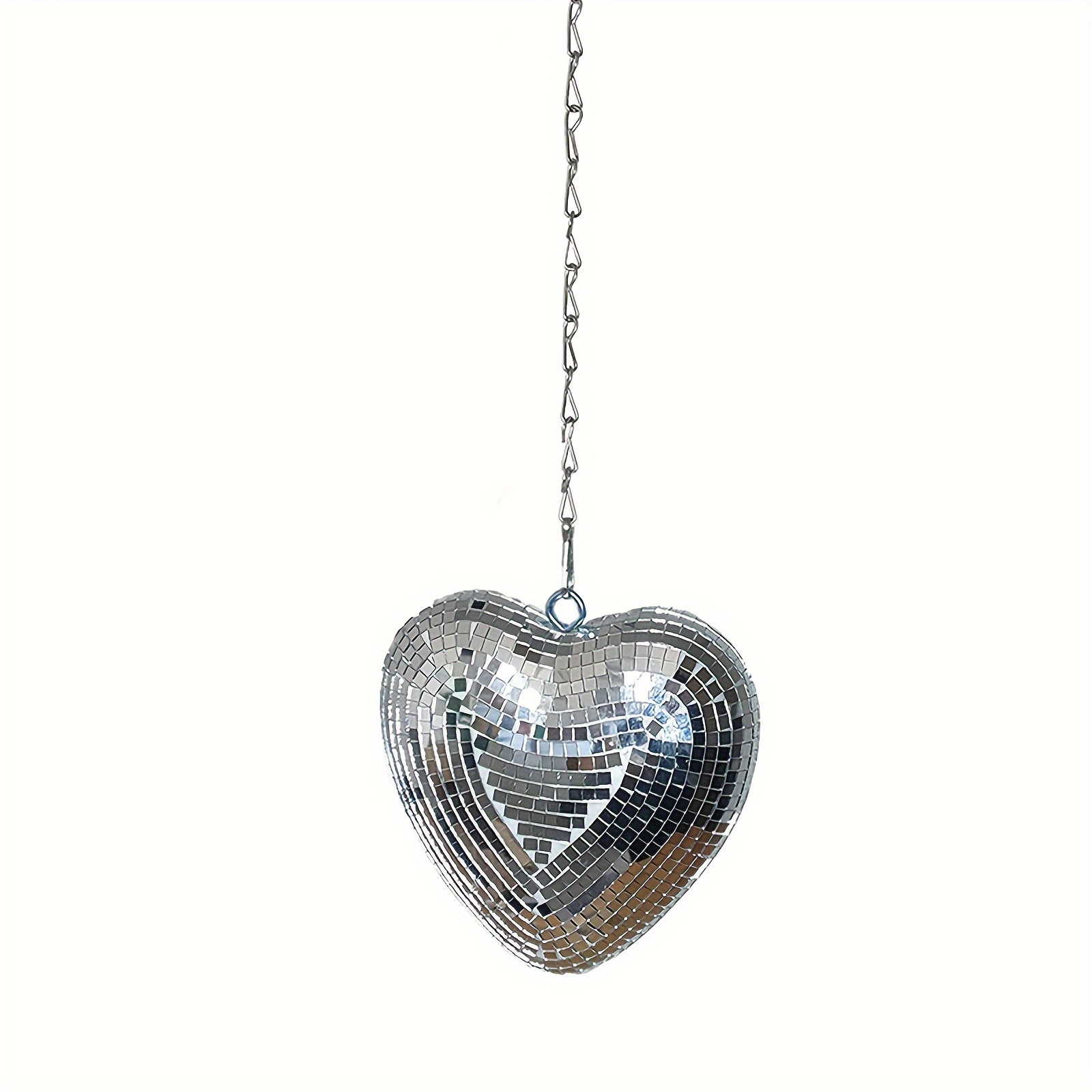 1pc 2pcs Hanging Heart Disco Balls Disco Party Ornaments - Temu Canada