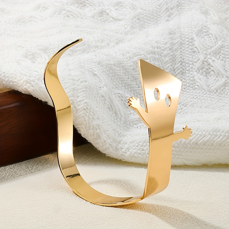 Unique Creative Cuff Bracelet Alliage Bijoux Simple Punk Style ...