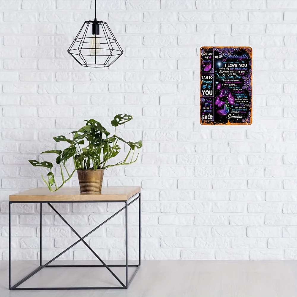 Rectangle Metal Tin Sign Grandpa Deeply Believed In - Temu United Kingdom